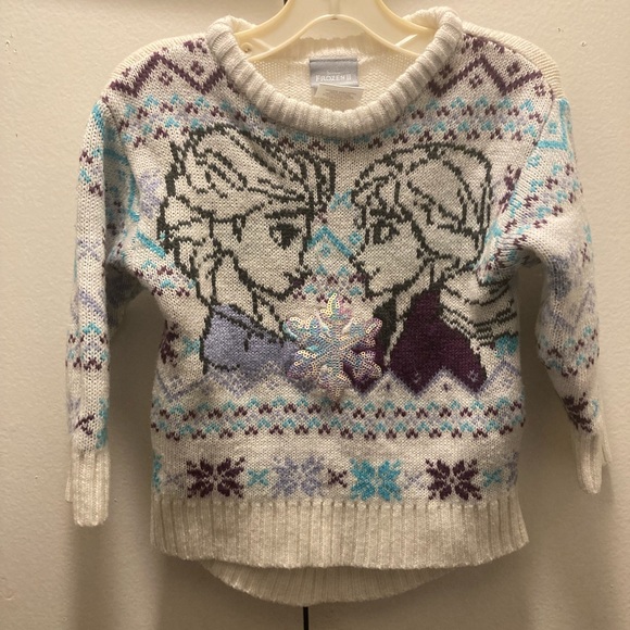 Disney | Shirts & Tops | Elsa Toddler Sweater | Poshmark